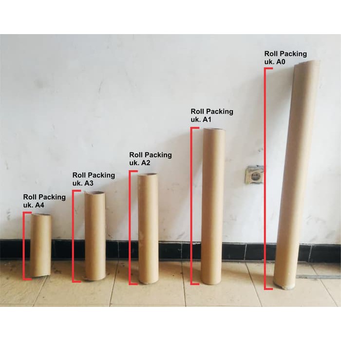 Jual Tambah Packing Tabung Roll uk. A2 untuk Poster / Kertas | Shopee ...