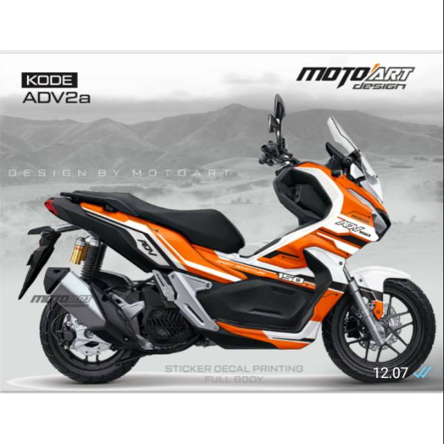 Jual DECAL STICKER ADV 150 FULL BODY KODE ADV 2A | Shopee Indonesia