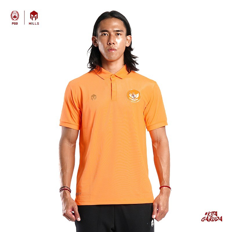 Jual JERSEY TIMNAS GARUDA INDONESIA 2020 MILLS 17001GR POLO SHIRT ...