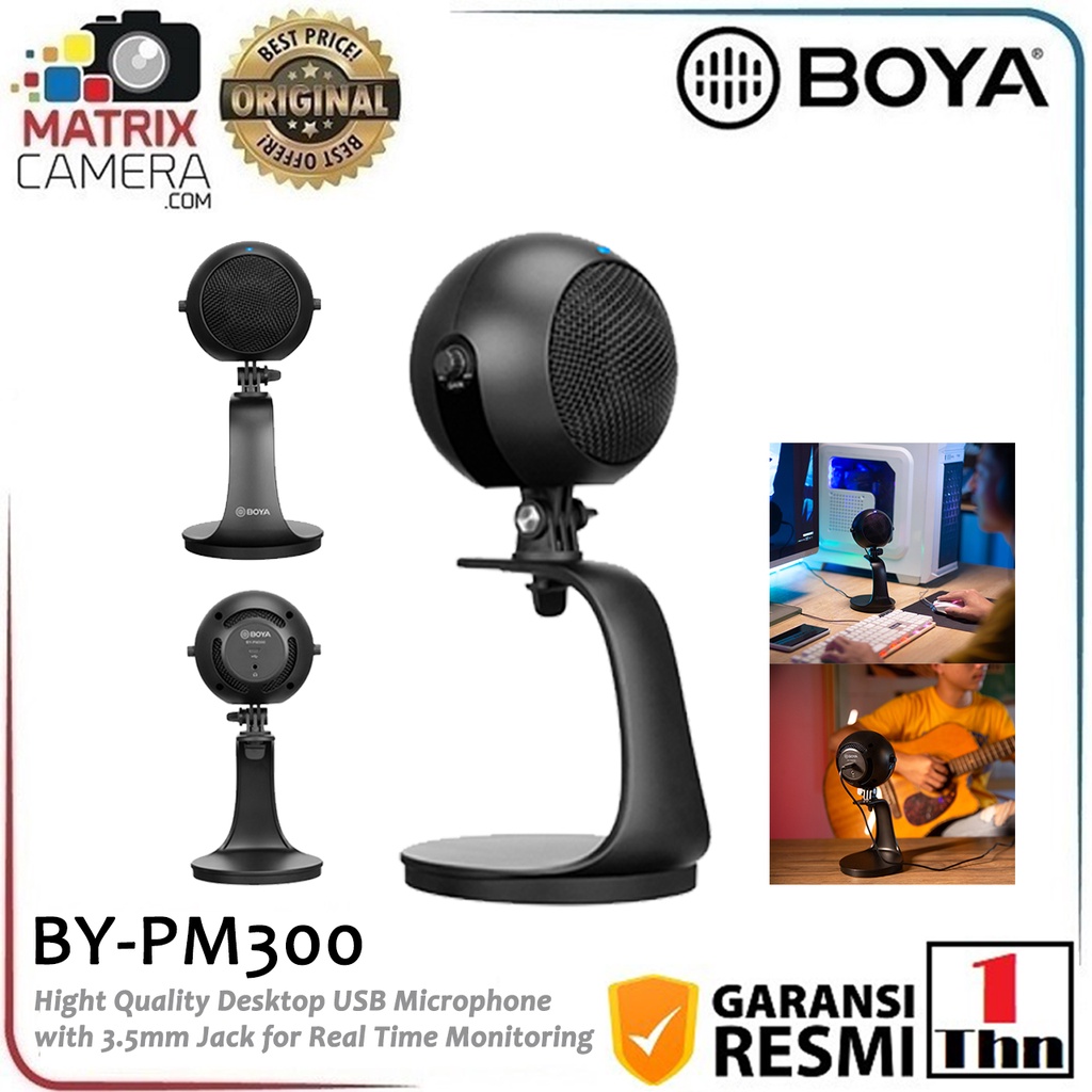 Jual Boya BY-PM300 Hight Quality desktop USB Microphone | Shopee Indonesia