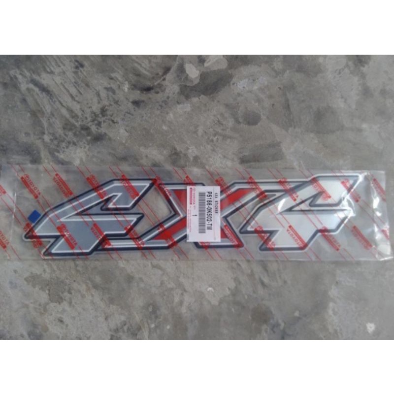 Jual Stiker body Fortuner HILUX 4x4 original | Shopee Indonesia