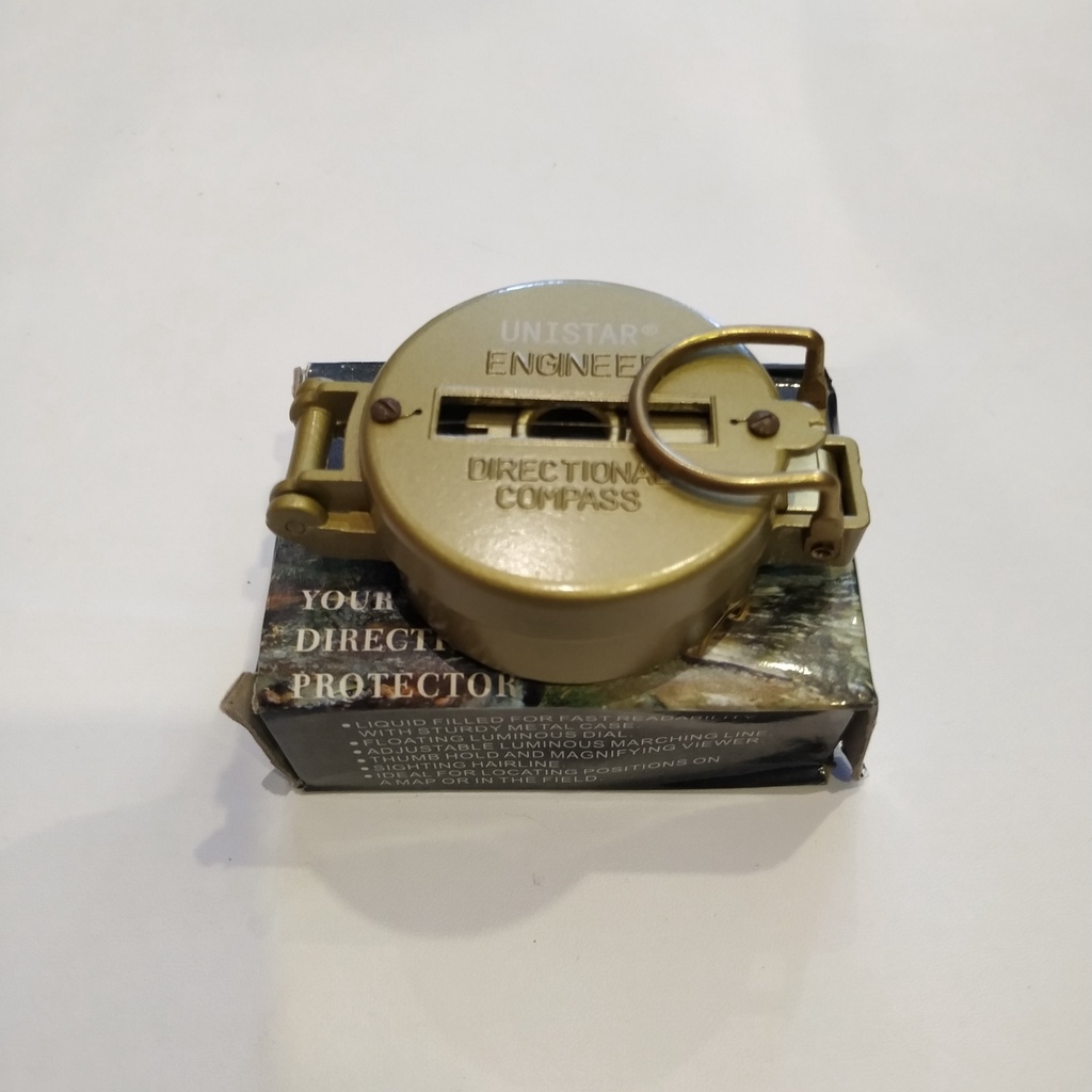 Jual Kompas Lensa / Compass Lensatic Bidik BESI GOLD | Shopee Indonesia