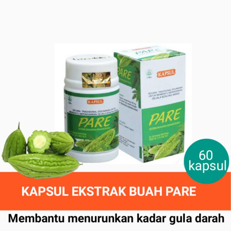 Jual Pare Kapsul Ekstrak Tazakka ekstrak Buah Pare | Shopee Indonesia