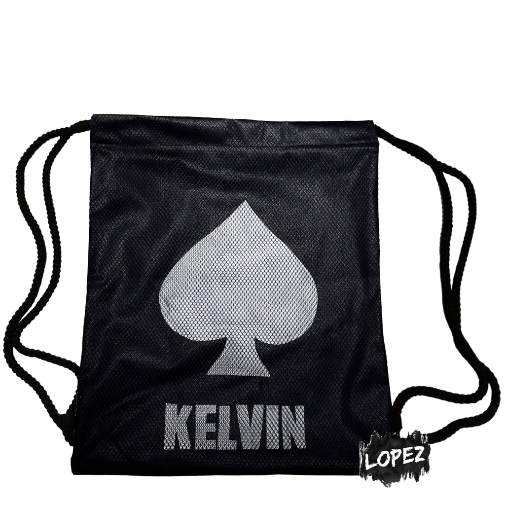 Jual Tas Jaring Spade Symbol / Tas Ransel Kartu Remi Sekop Waru ...