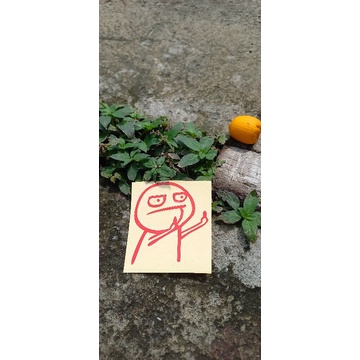 Jual Stiker middle finger fucek animasi lucu /sticker keren | Shopee ...