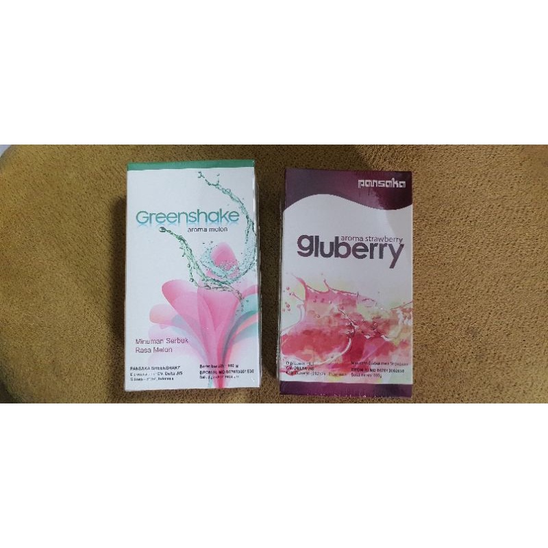 Jual pansaka gluberry dan greenshake original | Shopee Indonesia