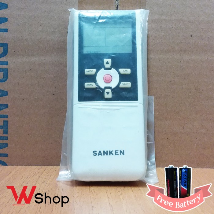 Jual Remot/Remote AC Sanken - Ori/ORIGINAL - Air Conditioner Remote ...