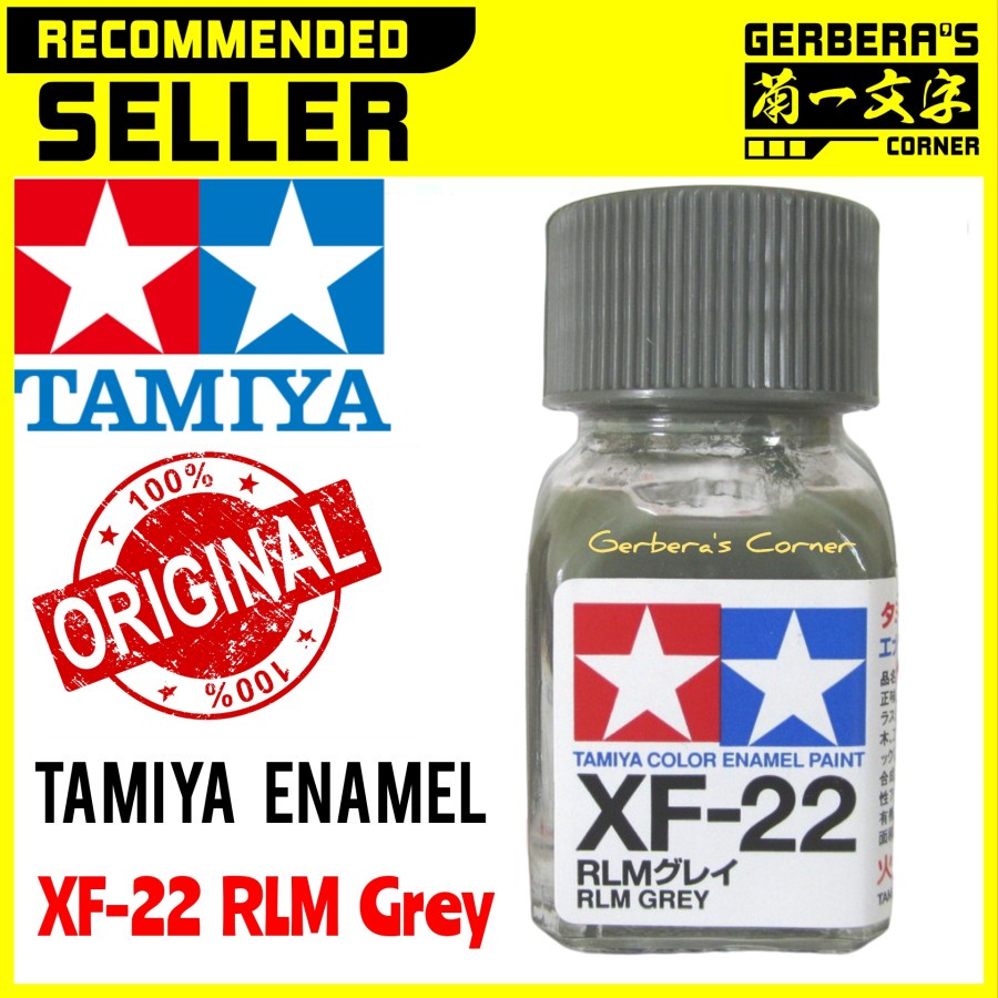 Jual Tamiya Enamel XF22 XF-22 RLM Grey Cat Gundam Model Kit Kuas ...