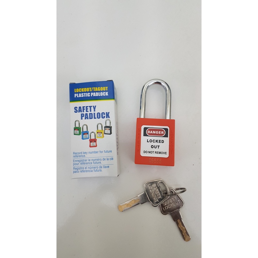 Jual Gembok Safety Equipment Loto Padlock China 38mm Orange | Shopee ...
