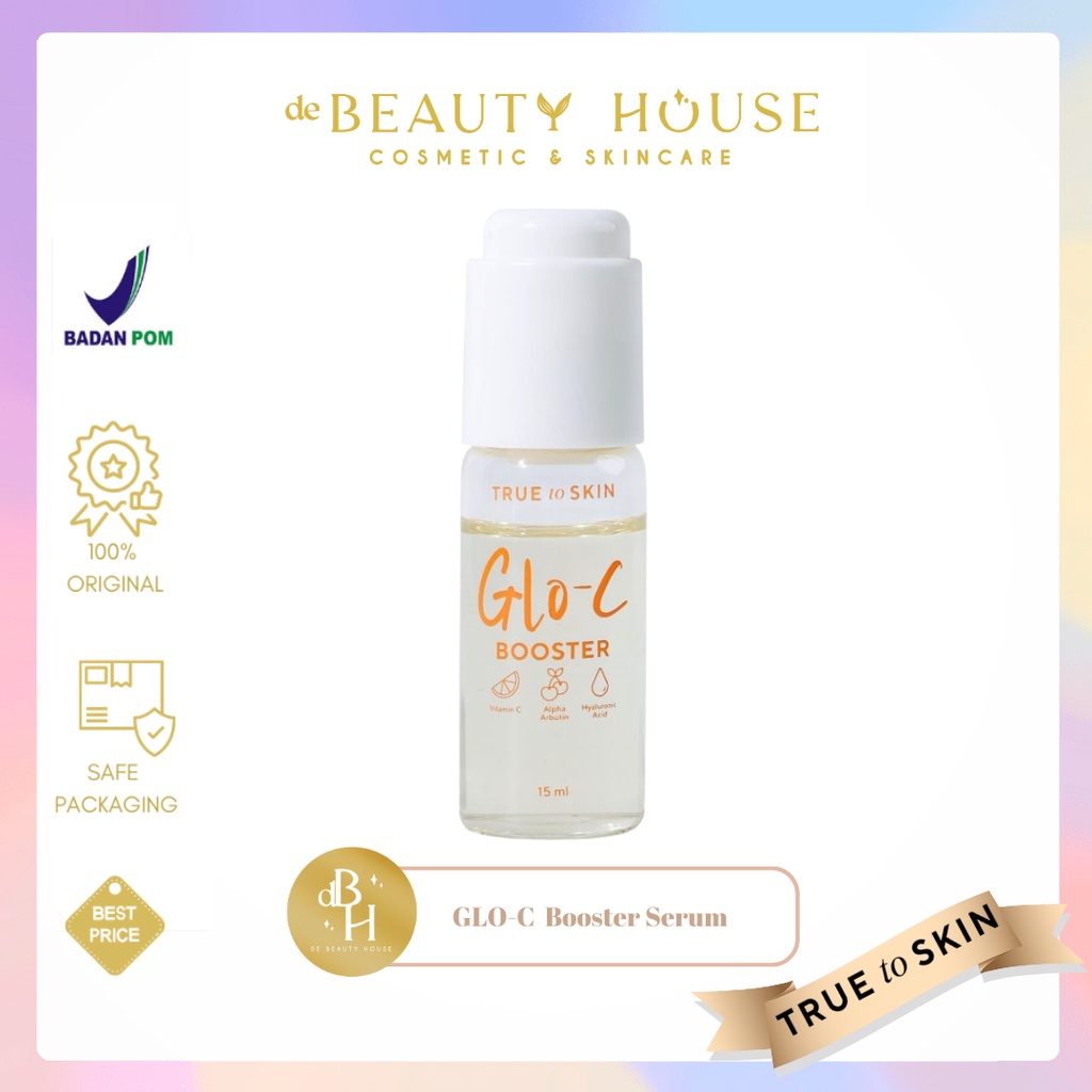 Jual TRUE TO SKIN Glo-C Booster Serum With Vit C & Alpha Arbutin 20ml ...
