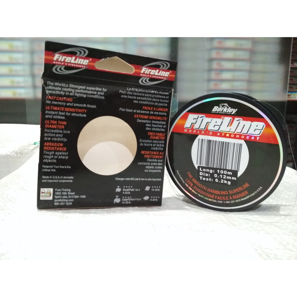 Jual Senar PE Berkley Fireline Line 100m TERBAIK | Shopee Indonesia