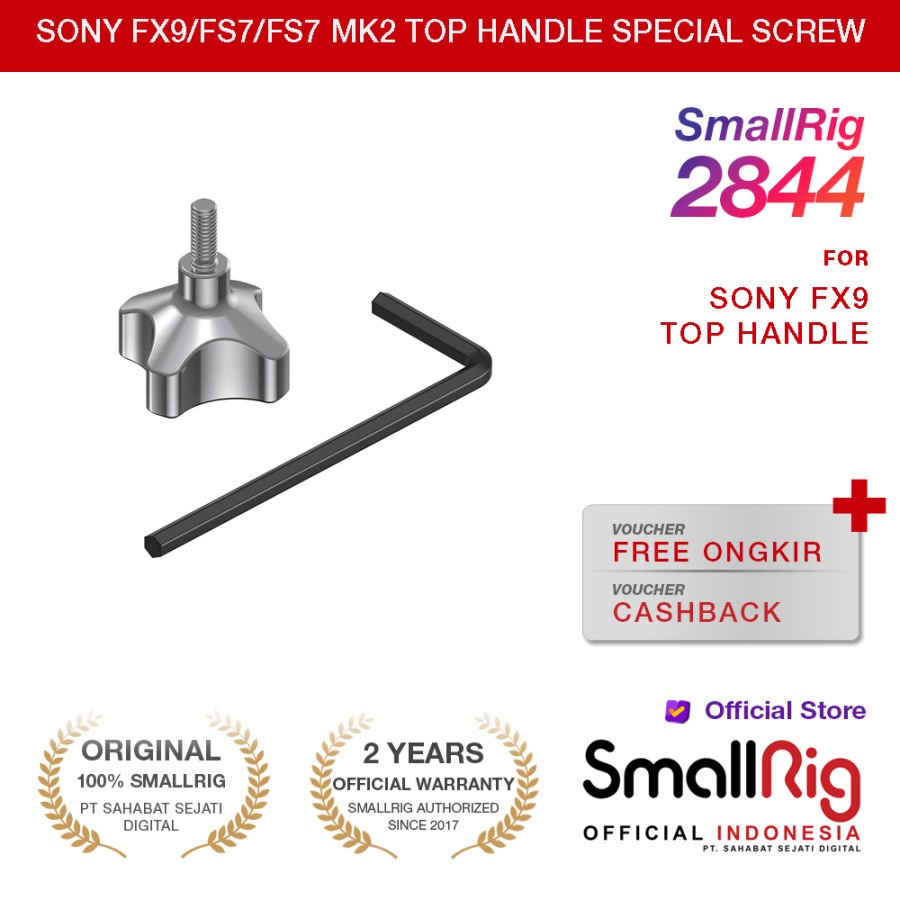 Jual Smallrig Sony Fx9/Fs7/Fs7 Mk2 Top Handle Special Screw 2844 ...