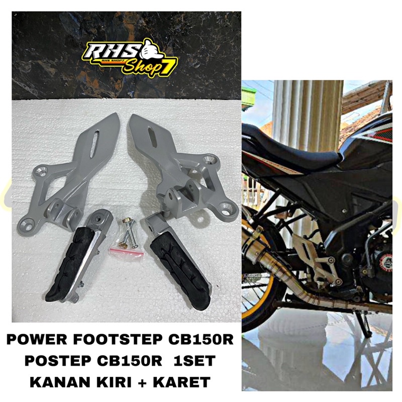 Jual POWER FOOTSTEP CB150R POWER POSTEP CB150R DUDUKAN FOOTSTEP PIJAKAN ...