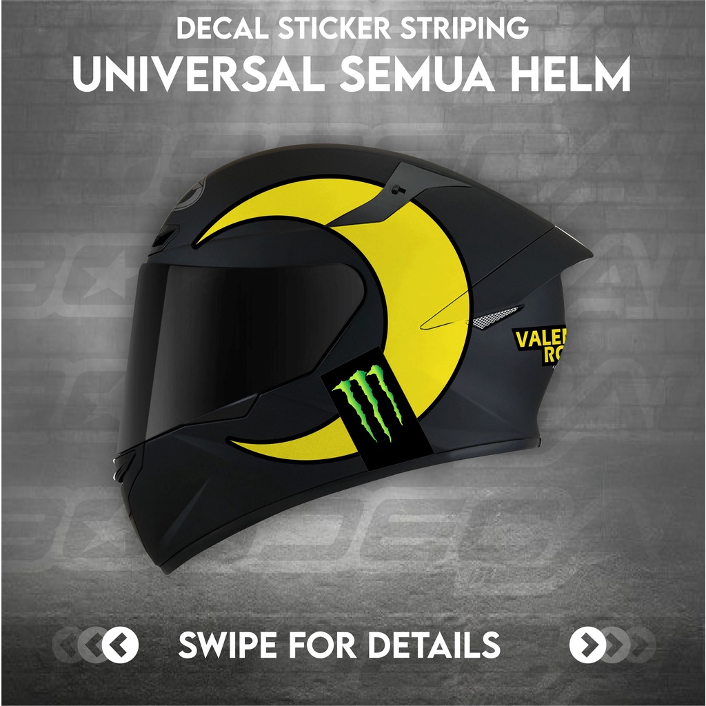 Jual STIKER HELM UNIVERSAL MOTIF SUN MOON V1 FULL SET STRIPING | Shopee ...