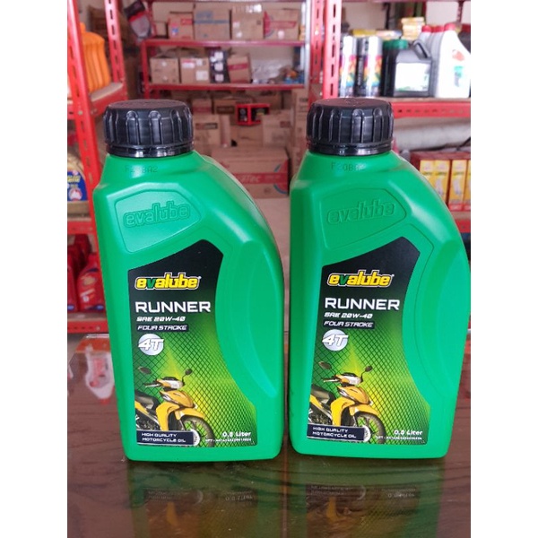 Jual Oli oil Evalube Runner SRE 20w-40 4T . 0.8L | Shopee Indonesia