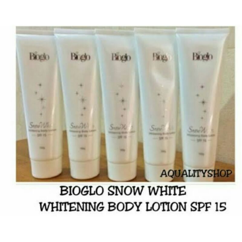 Jual Bioglo Snow White Lotion SPF 30 PA+++ Original | Shopee Indonesia