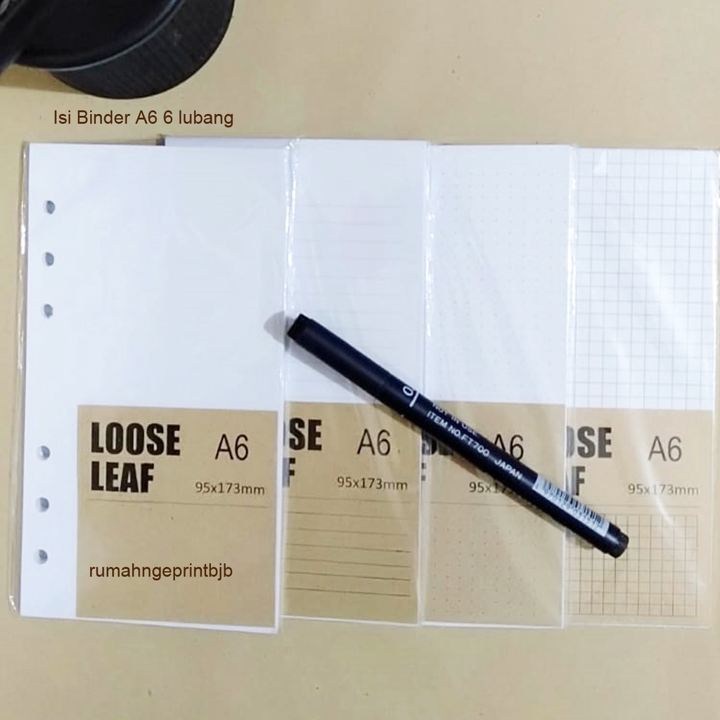 Jual ISI BINDER A6 6 LUBANG | Shopee Indonesia