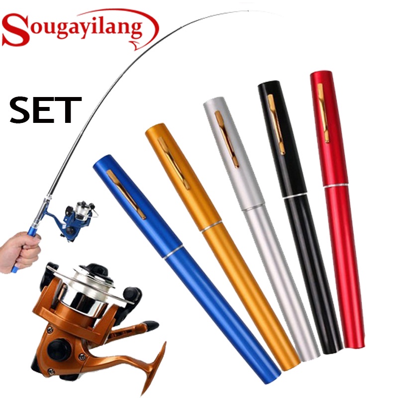 Jual Sougayilang Set Pancingan Pulpen Aluminium Alloy Pocket Pen Shape ...