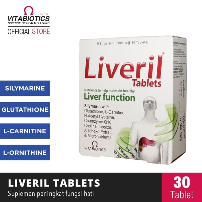 Jual Vitabiotics Liveril Suplemen Detoks dan Kesehatan Liver | Shopee ...