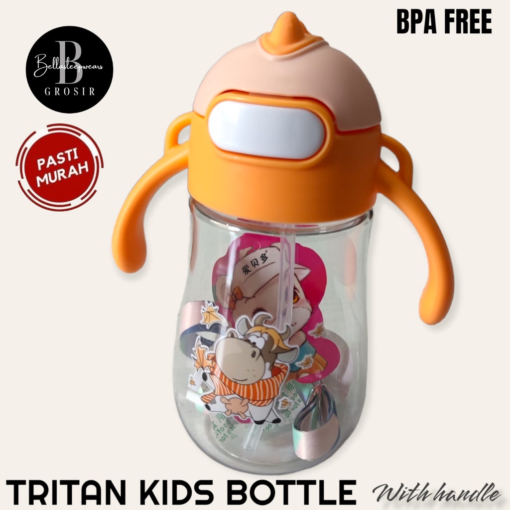 Jual [BELLA] SELIYA BOTOL TRITAN SELIYA MINUM ANAK KIDS GAGANG SUSU CHILD BAYI KARAKTER BPA FREE ...