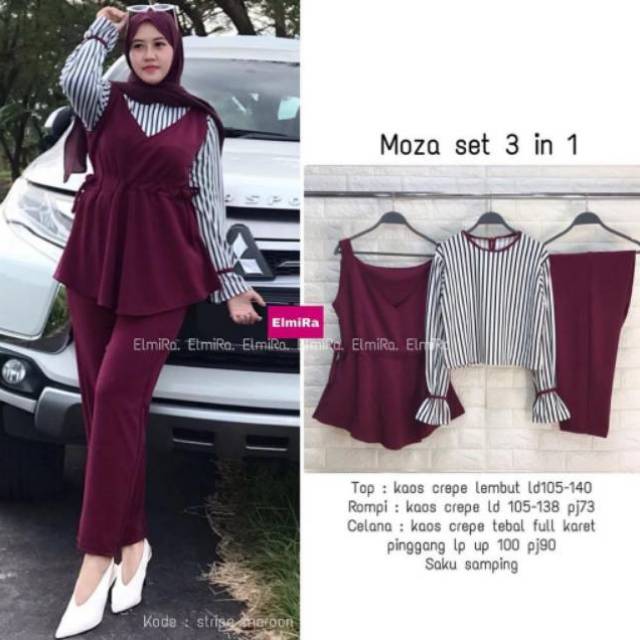 Jual Moza set 3 in 1 | Shopee Indonesia