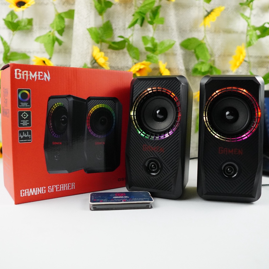Jual SPEAKER GAMEN GS5 6W DUAL PORT INPUT RGB GAMING MULTIMEDIA ...