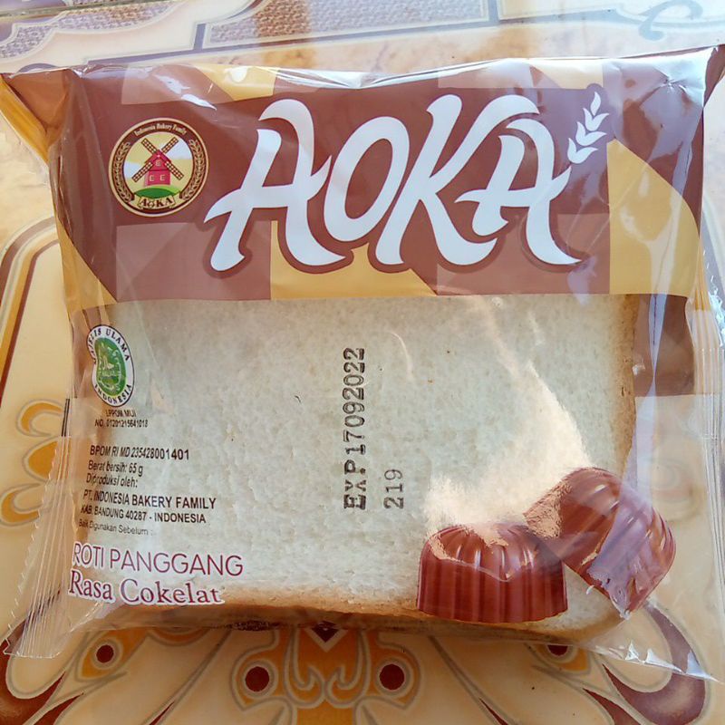 Jual AOKA Roti Panggang Lumer Lembut Viral Rasa Coklat | Shopee Indonesia