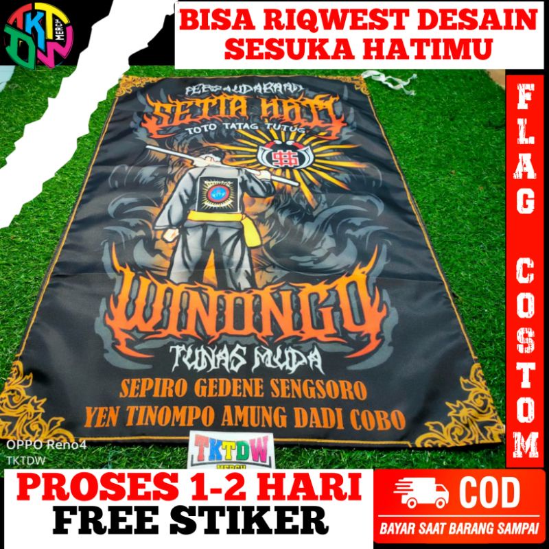 Jual BENDERA PSHW WINONGO MURAH READY STOK BANYAK SIAP KIRIM ( TOTO ...