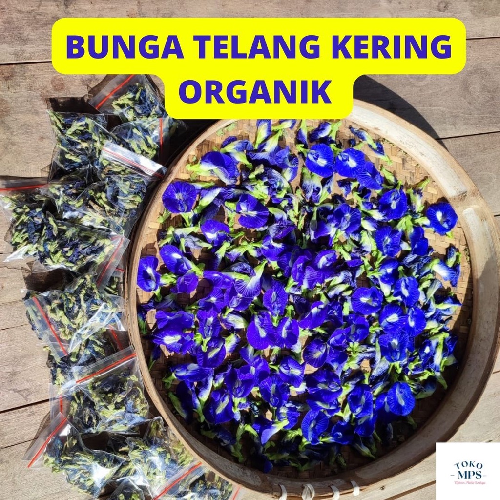 Jual BUNGA TELANG KERING ORGANIK 75 PCS | Shopee Indonesia
