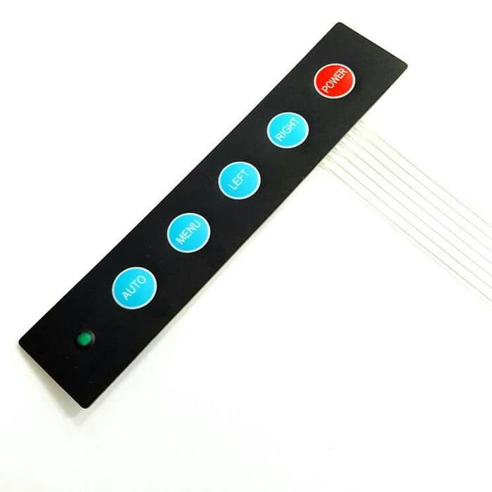 Jual Keypad Matrix Membrane 5x1 button key + LED for Arduino | Shopee ...