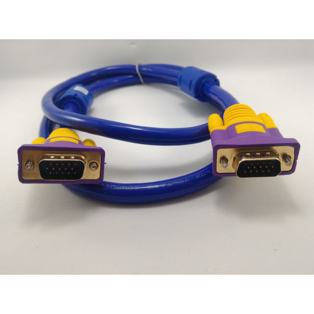 Jual Kabel VGA / Kabel Monitor / Kabel Proyektor Gold Plated 1,5 Meter | Shopee Indonesia