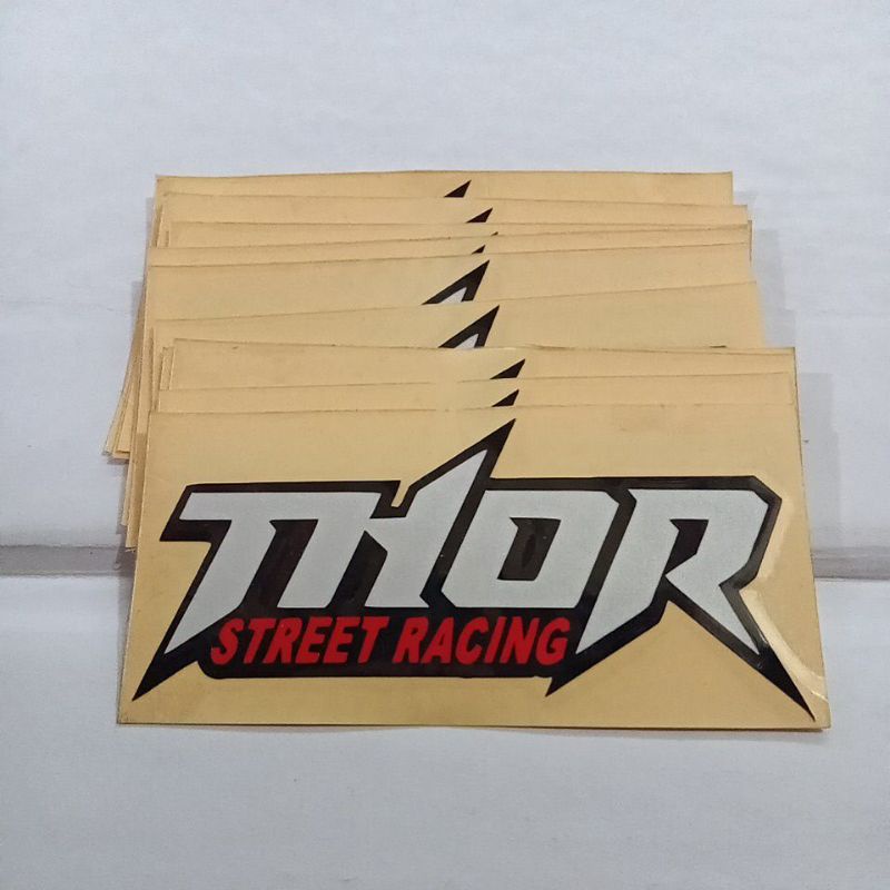 Jual Stiker Cutting Thor street racing Ukuran 4,5 x 9,5cm | Shopee ...