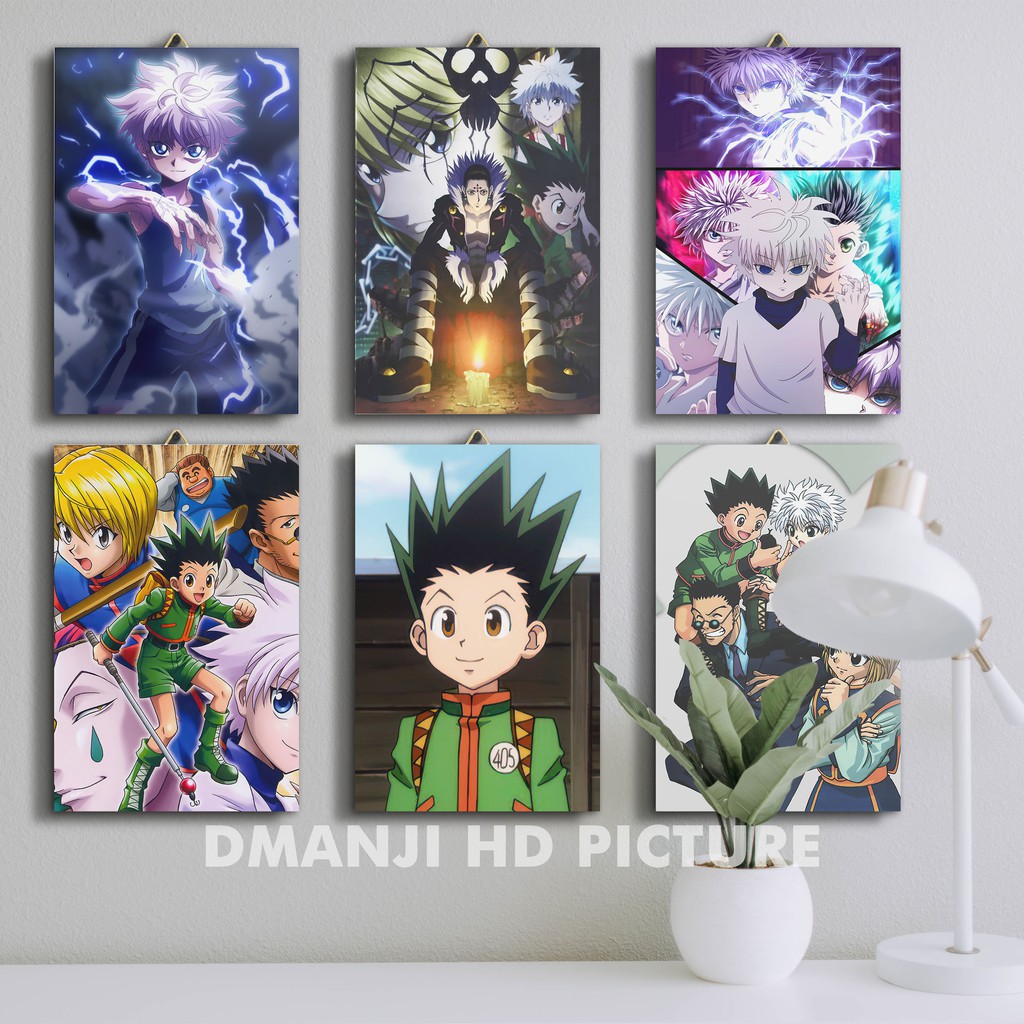 Jual POSTER KAYU ANIME HUNTER X HUNTER / HIASAN DINDING HUNTER X HUNTER ...