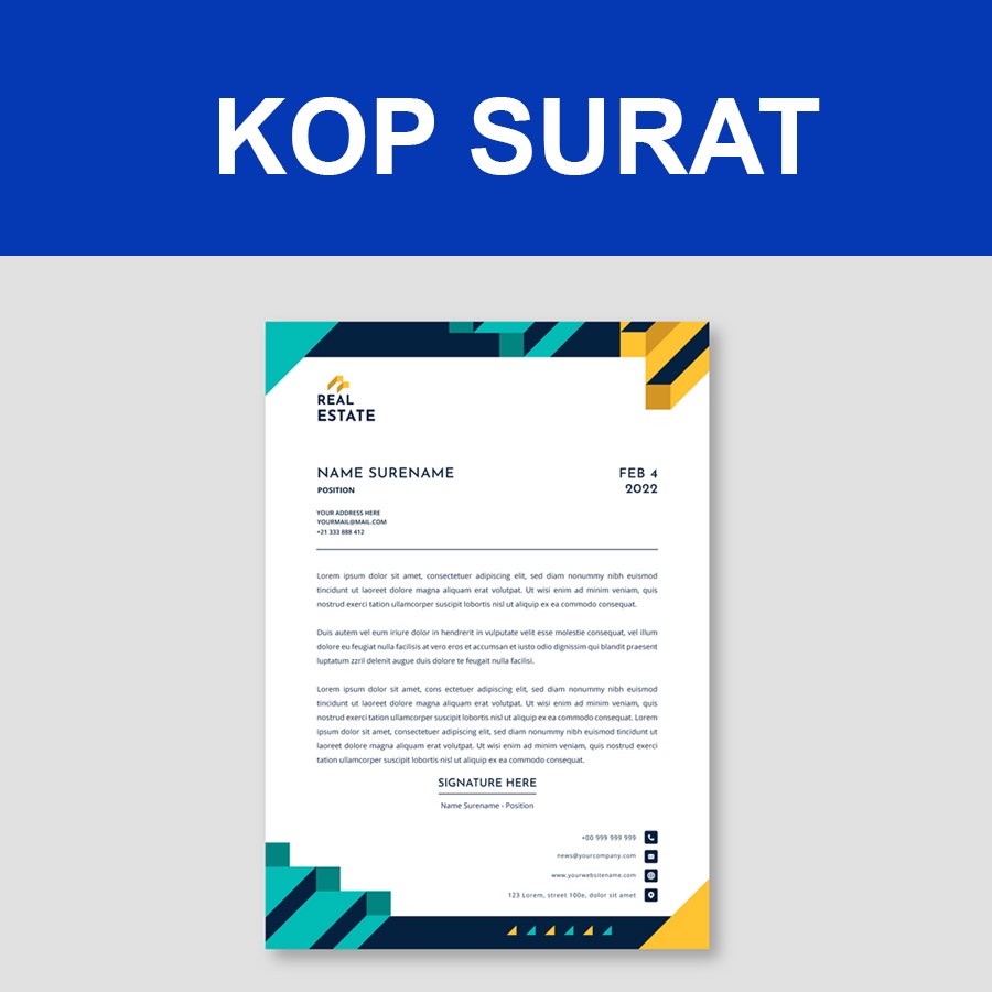 Jual CETAK KOP SURAT HVS A4 FULL COLOR WARNA - 80 gsm No bordless | Shopee Indonesia