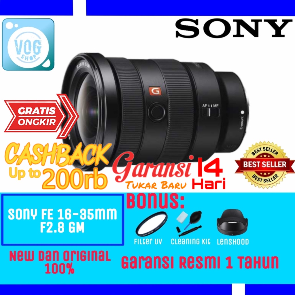Jual Lensa Sony FE 16-35mm F2.8 GM - Lensa Sony 16-35mm | Shopee Indonesia
