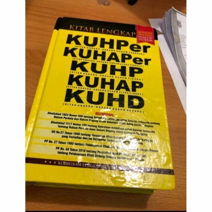 Jual kitab lengkap kuh perdata kuha perdata kuhp kuhap kuhd TERBAIK | Shopee Indonesia