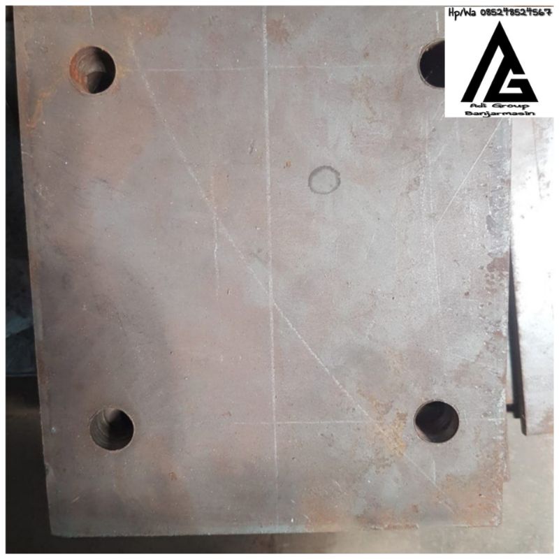 Jual Base Plat / Plat Besi 10mm 40x40cm + Bor | Shopee Indonesia