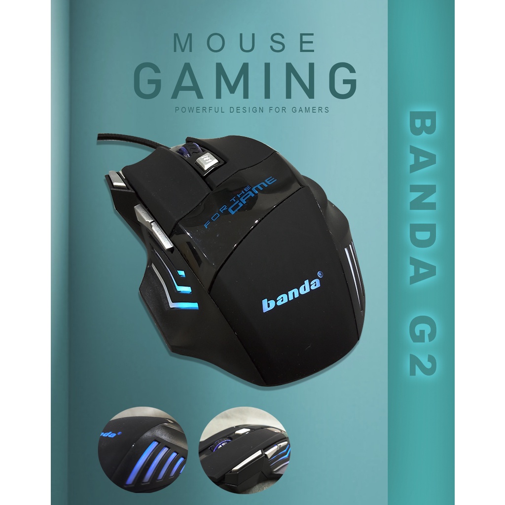 Jual Mouse Gaming Banda G2 | Shopee Indonesia
