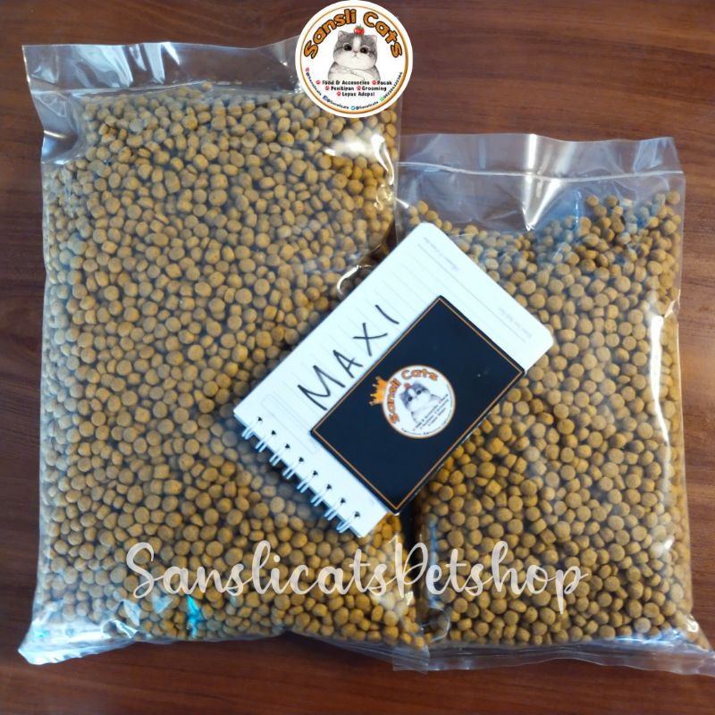 Jual MAXI MAKANAN KUCING DRYFOOD 1KG | Shopee Indonesia