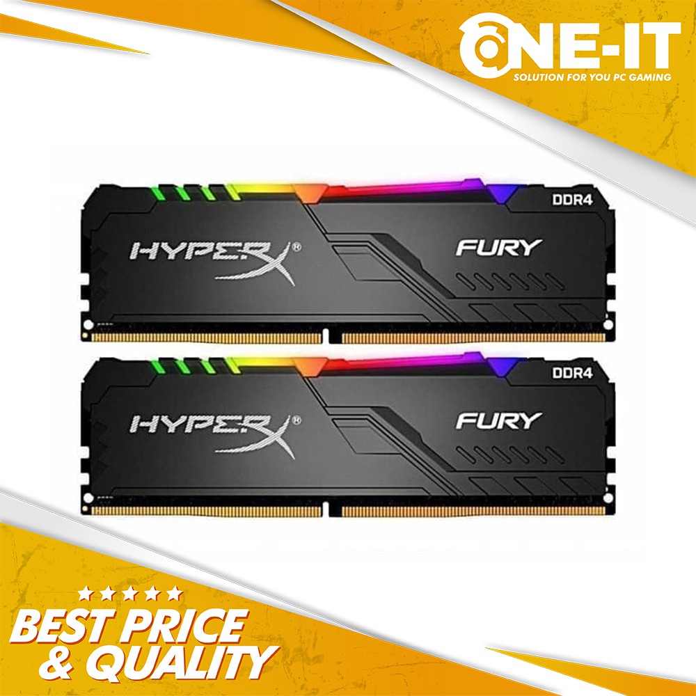 Jual Kingston HyperX FURY DDR4 RGB Memory 2x8GB 3200MHz HX432C16FB3AK2 ...
