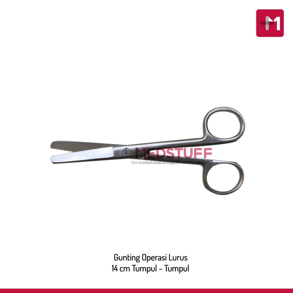 Jual Gunting Operasi Bedah Lurus 14cm Tumpul Tumpul | Shopee Indonesia