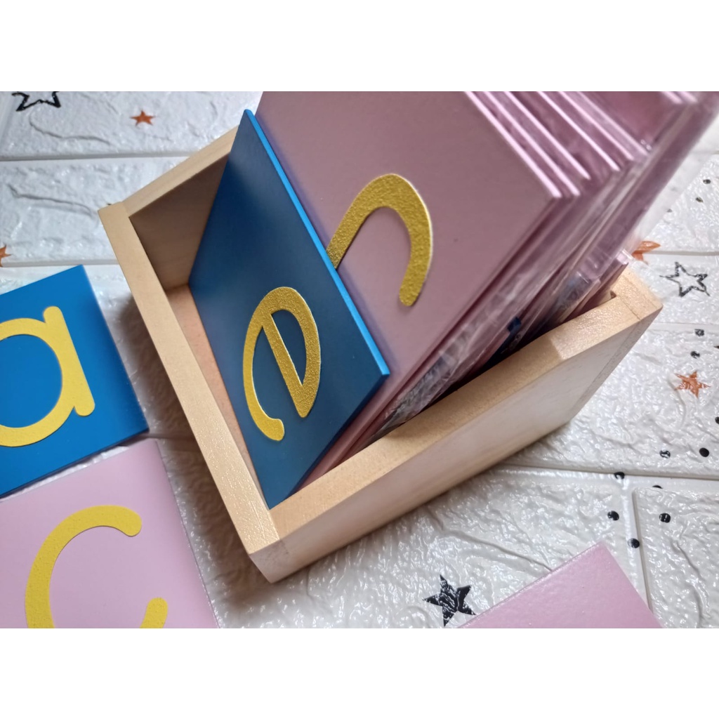 Jual Sandpaper Letters Lowercase - Mainan Edukasi Kayu Huruf Kecil ...