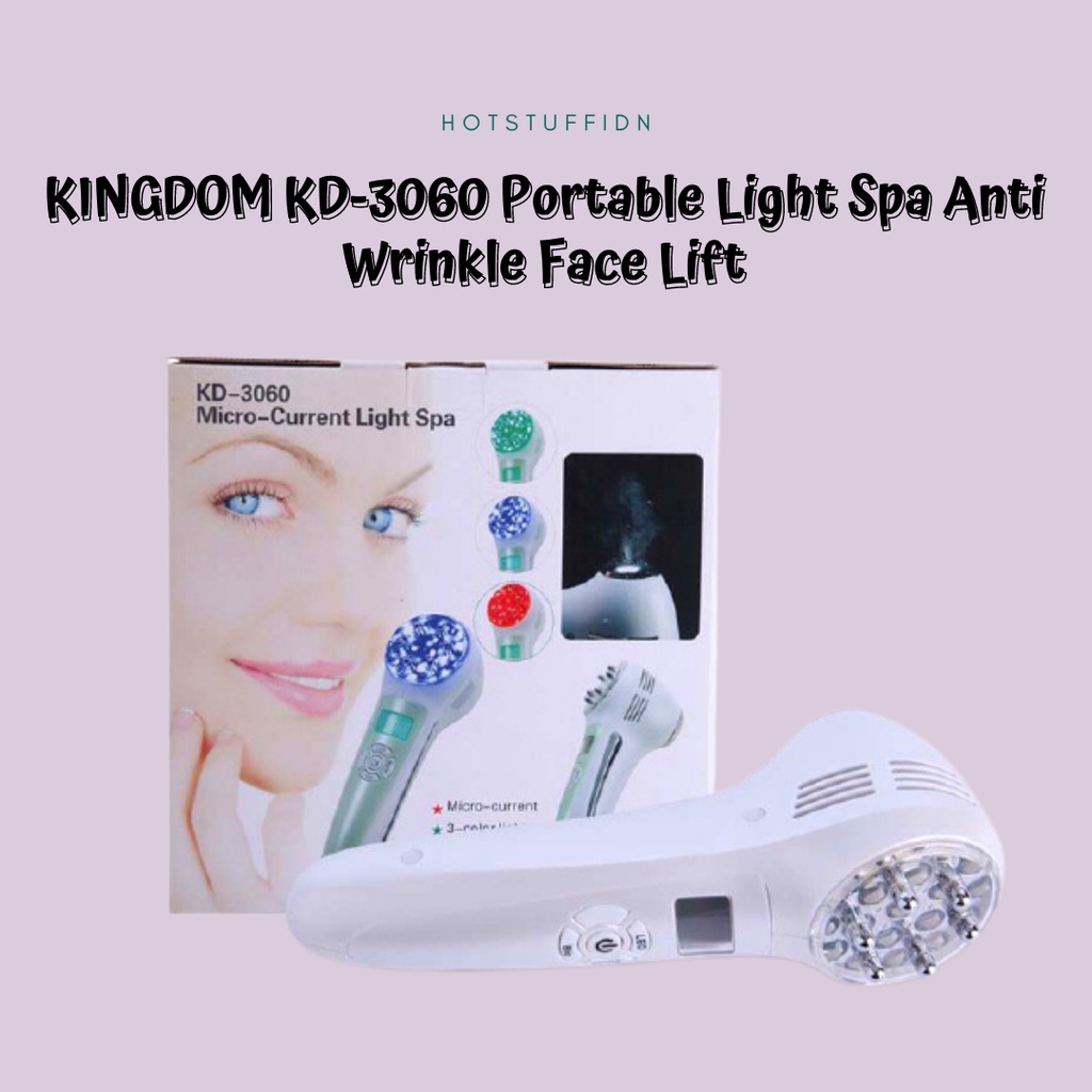 Jual Spa portable KINGDOM KD-3060 Portable Light Spa Anti Wrinkle Face ...