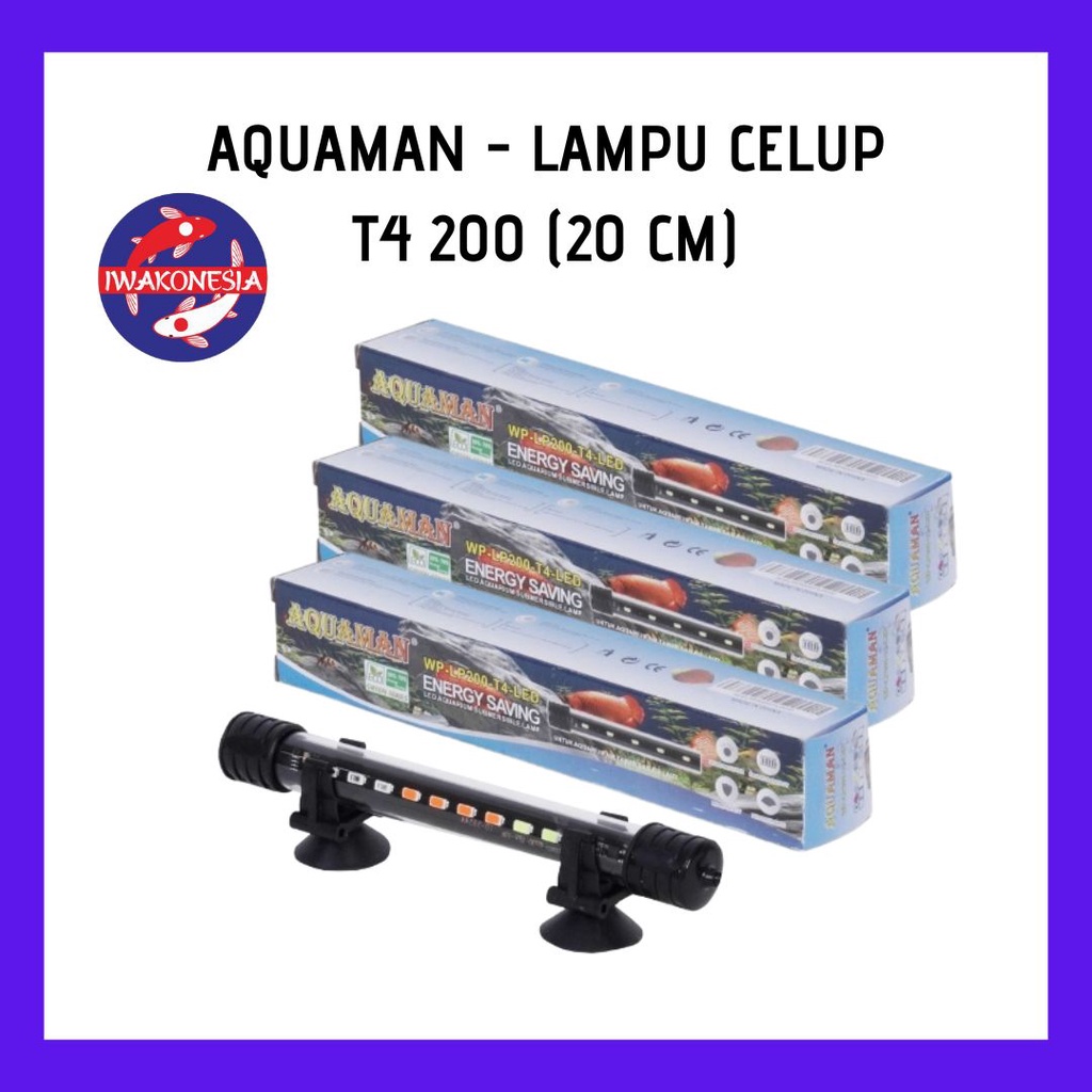 Jual Lampu LED Aquaman 20 LED Lampu Celup Aquascape - Lampu Aquarium ...