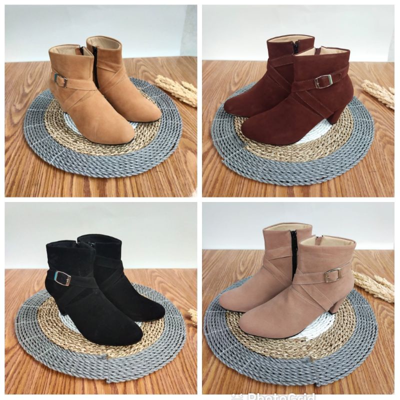 Jual sepatu boots wanita, boots hak wanita, boots cewek cantik , sepatu ...