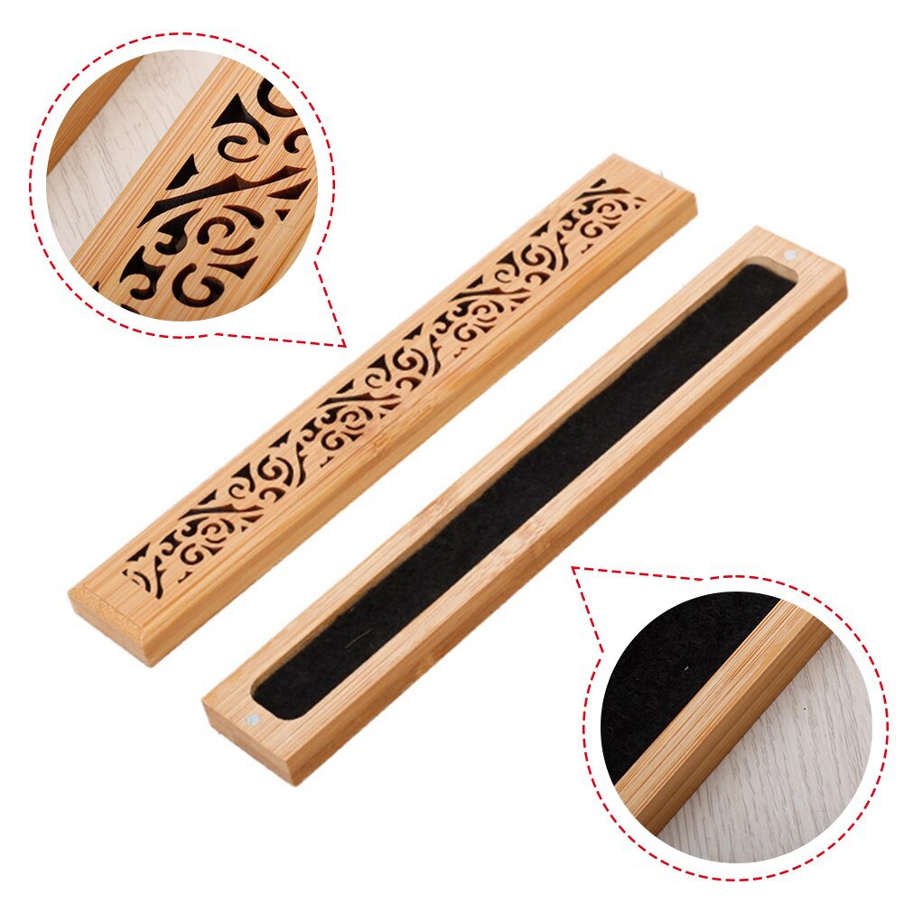 Jual Bamboo Incense Burner Hand Carving Hollow Incense Stick Holder ...