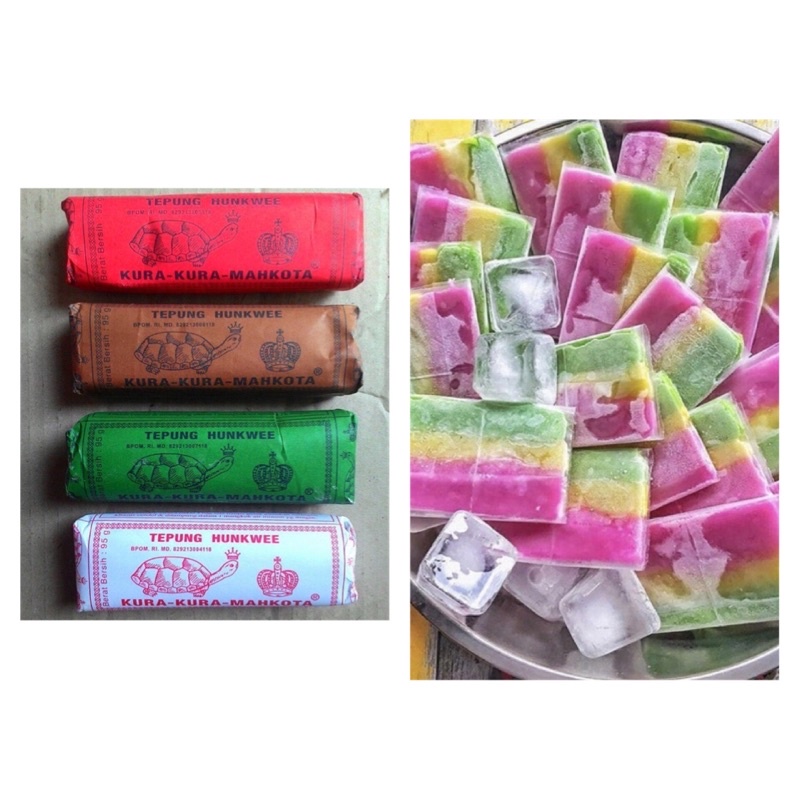 Jual [Tepung untuk bikin ES GABUS SD] Tepung Hunkwe Cap Kura Kura ...