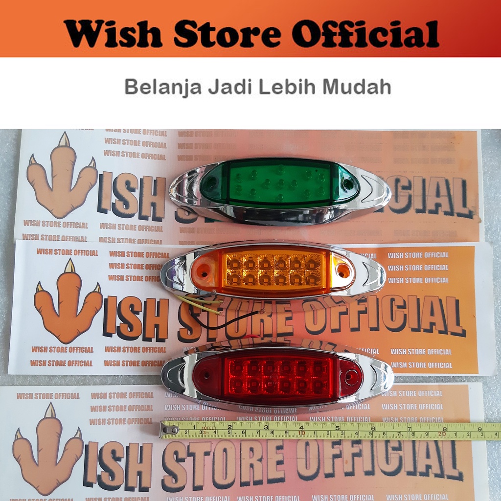 Jual Lampu LED Aksesoris Variasi Kota Marker Side Samping Sein Sen ...