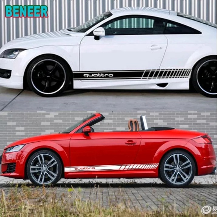 Jual Stiker Sticker Setiker Striping Cutting Mobil Quattro List Body ...
