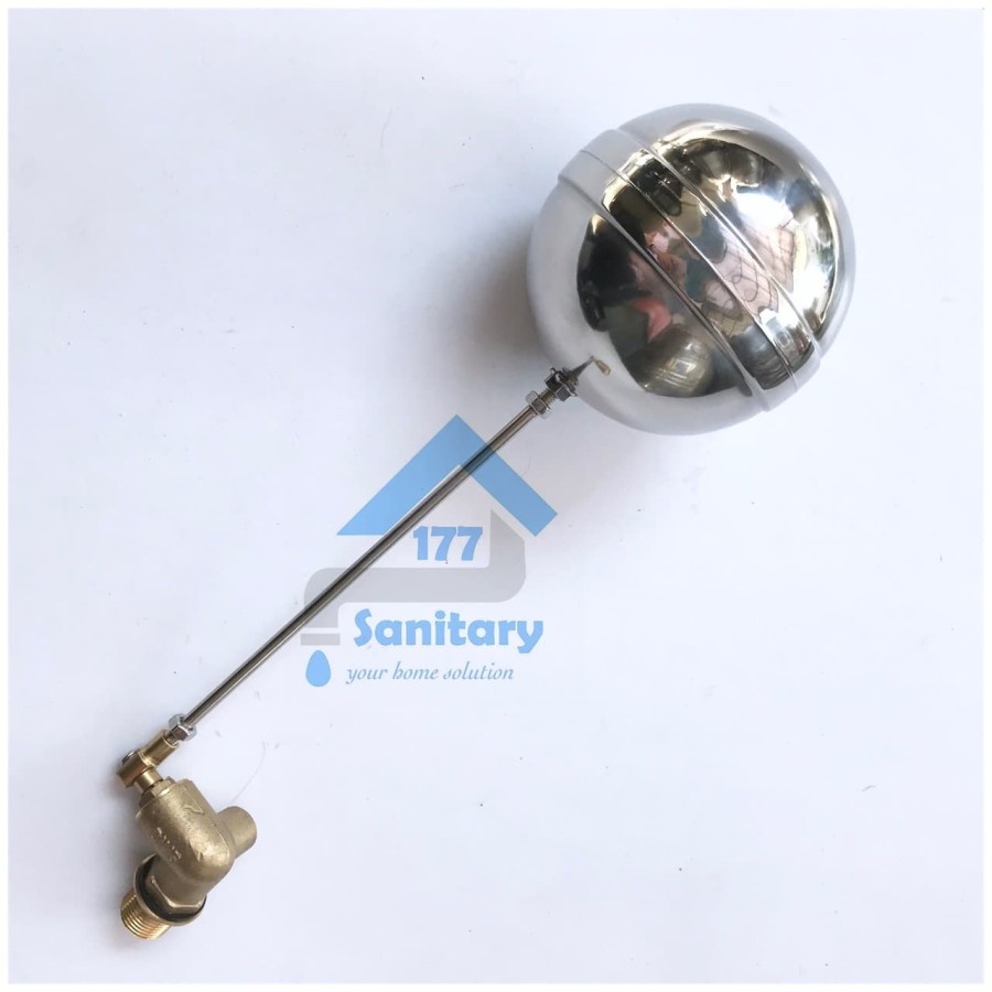 Jual Pelampung Bola Otomatis Stainless 1/2inch - Keran air otomatis ...
